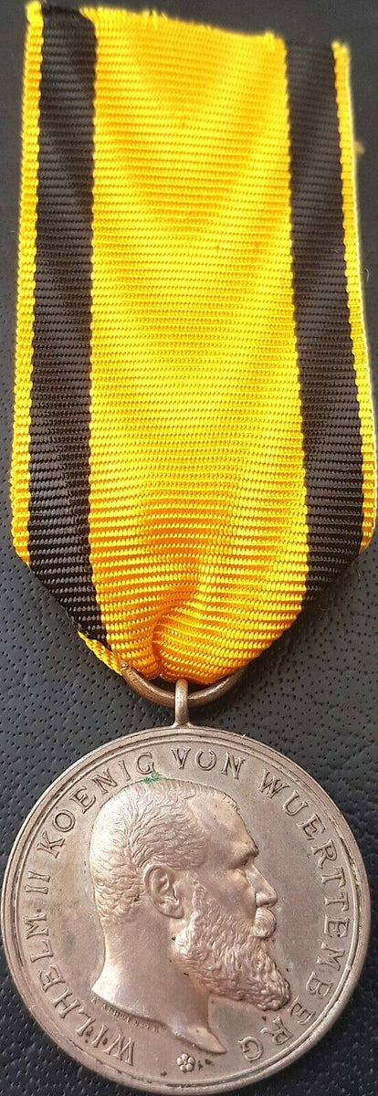 10601 German WW1 Wurttemberg Silver Military Merit Medal Verdienstme – Iron Cross Militaria