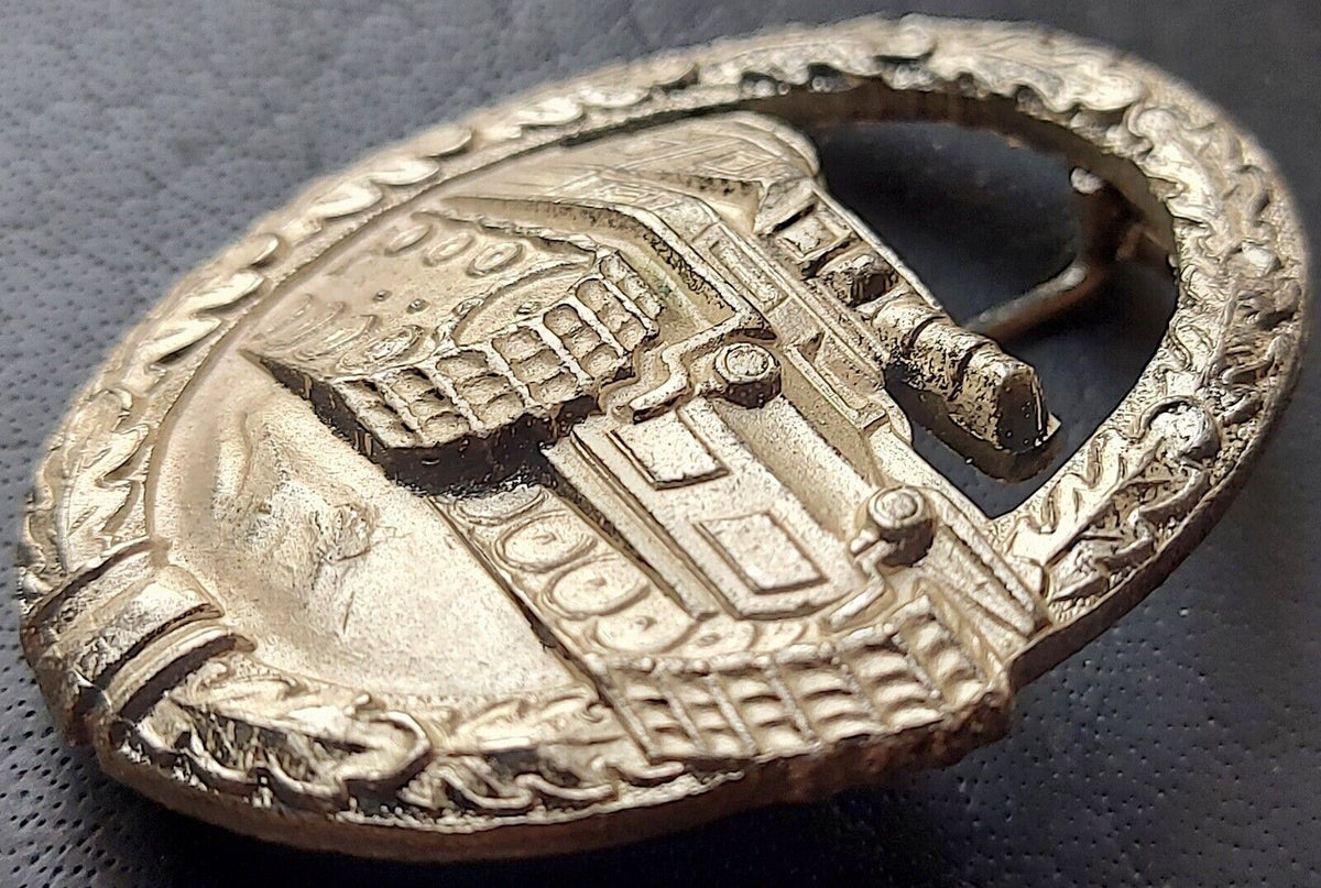 11401 German post WW2 1957 pattern Army / Heer Panzer Badge in Silve ...
