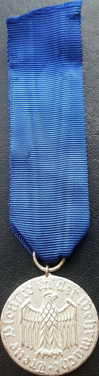 10751 German army post WW2 1957 pattern Long Service Award 4 Years M ...