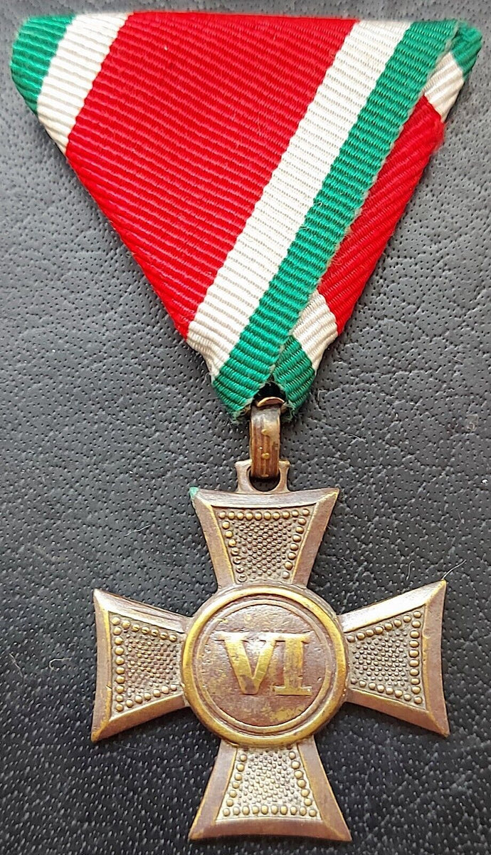 11438 Hungarian Kingdom WW2 Military Long Service Cross III. Class f ...
