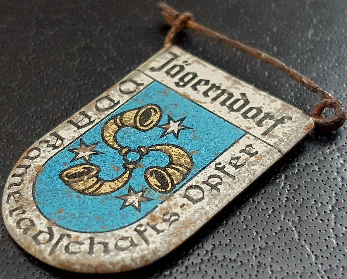 1611 German Vda WW2 Donation Fund Raiser Badge Coats Of Arm JäGerndo ...