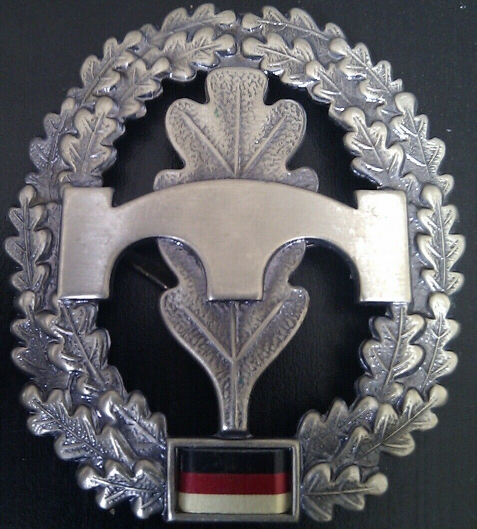 0790 German post WW2 Bundeswehr beret cap badge Combat Engineers Pio ...