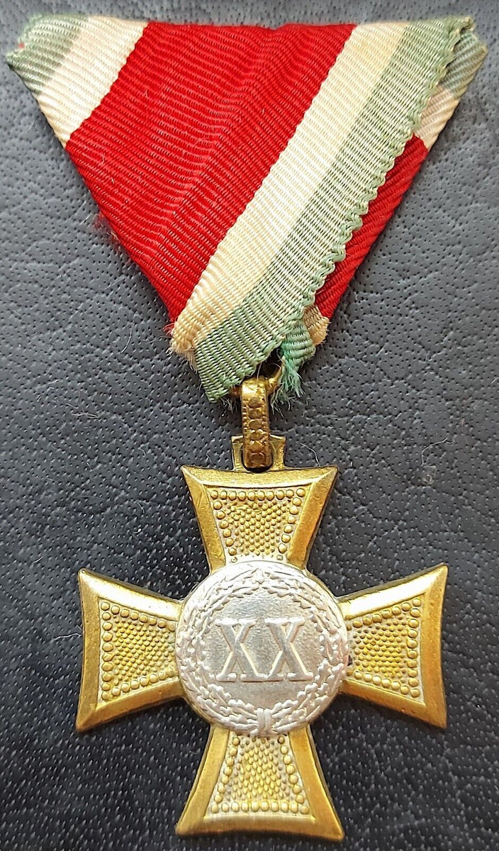 11436 Hungarian Kingdom WW2 Military Long Service Cross 1st Class fo ...