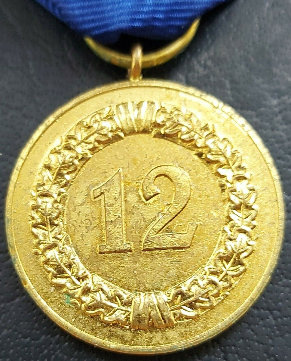 10979 German army post WW2 1957 pattern Long Service Award 12 Years ...
